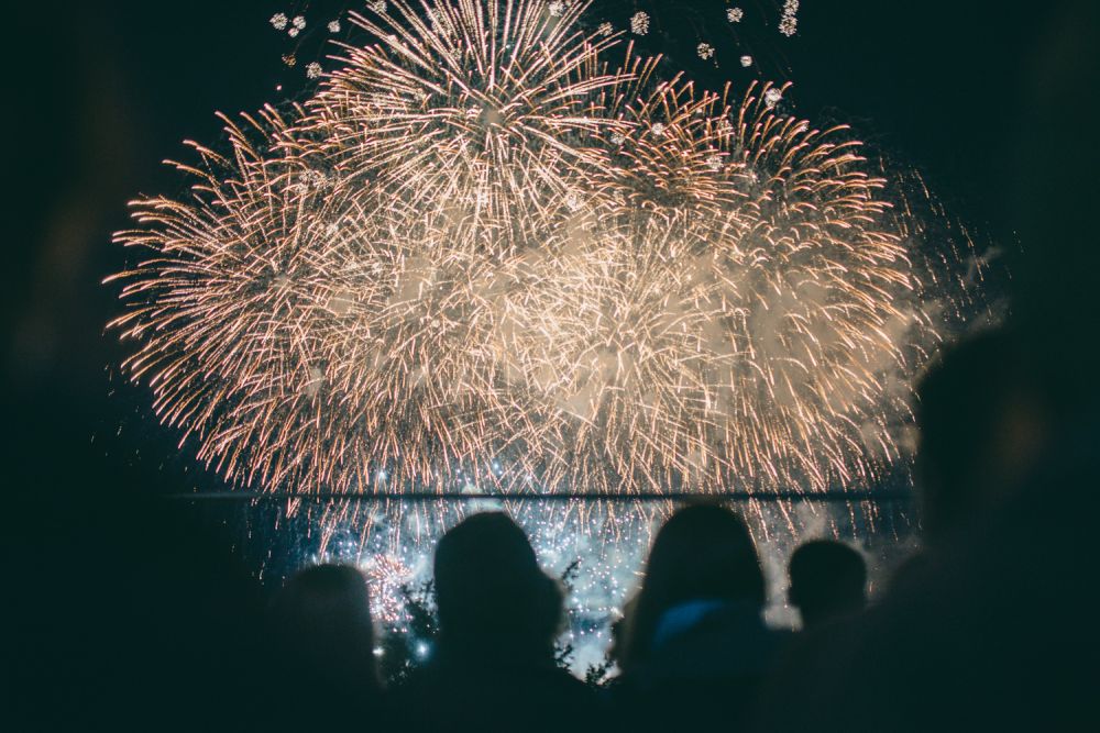 National fete day from the front row